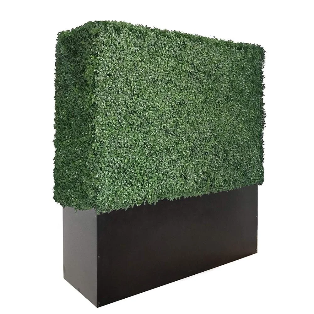 Easily Assemble Plastic Artificial Grass Hedge Fence Boxwood Topiary ...