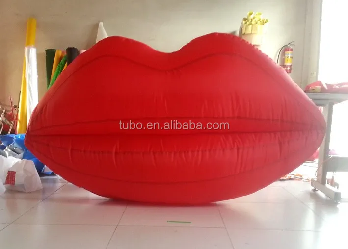 Hot Sale Customized Inflatable Mouth/inflatable Kiss/inflatable Lips ...