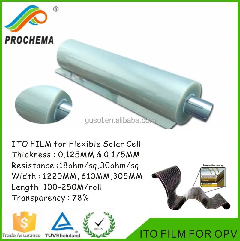 Transparente Electrodo Conductor Sensor Película Ito - Buy Película Ito ...