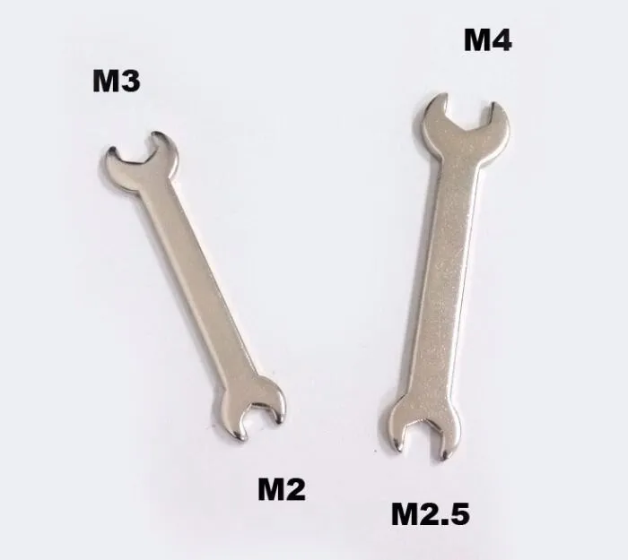 M3 M2 M4m2.5ナット用の小さな六角ナットレンチツールスパナ - Buy 六角ナットレンチ、レンチ用m3㎡m4 M2.5ナット、トルク ...