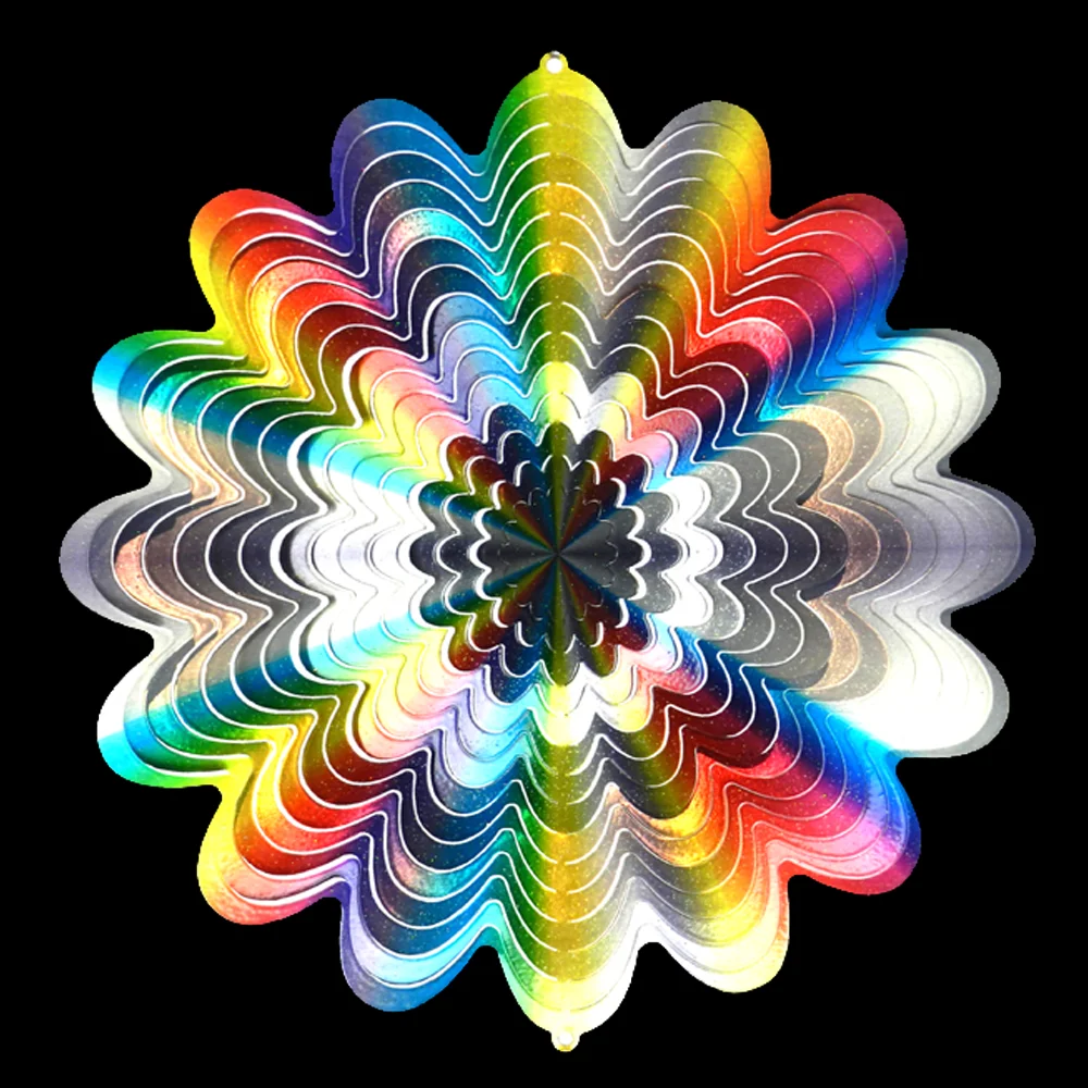 3d Animated Wind Spinner--rainbow - Buy Wind Spinner,Metal Wind Spinner ...