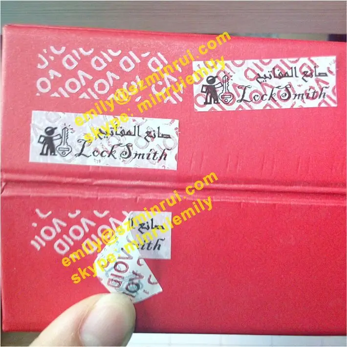 Custom Do Not Open Warranty Seal Sticker Void If Tampered,Blue Tamper ...