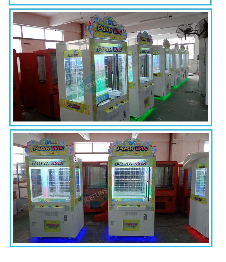 Hot Sale Coin Operate Game Push Win Prize Vending Machine For Sale ...