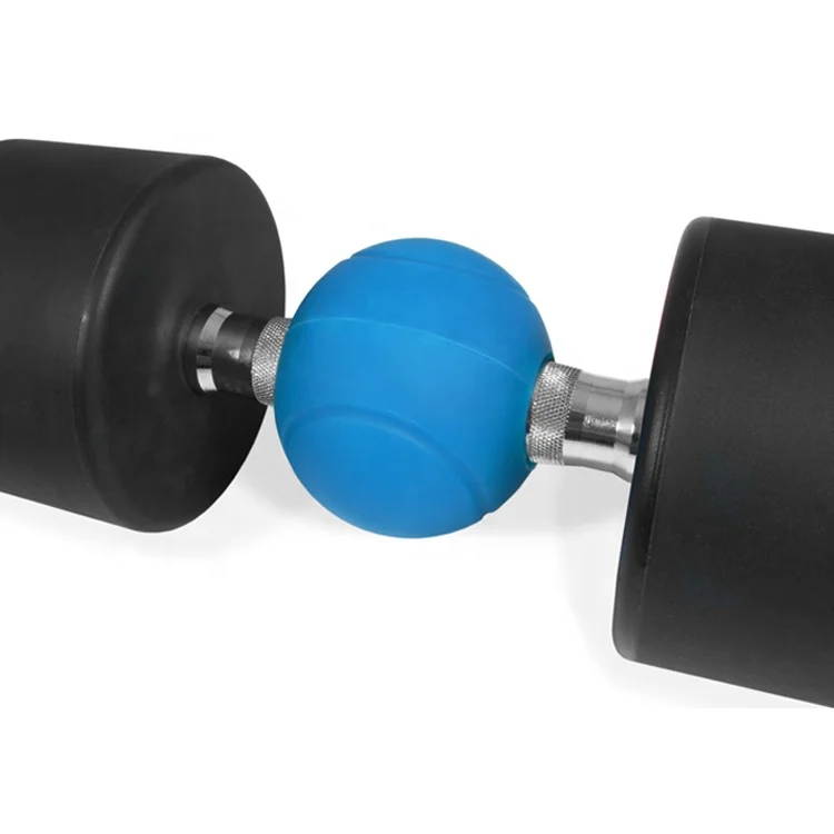 Dumbbell Hand Grip Ball Silicone Globe Grip Training Gym Barbell Bar ...