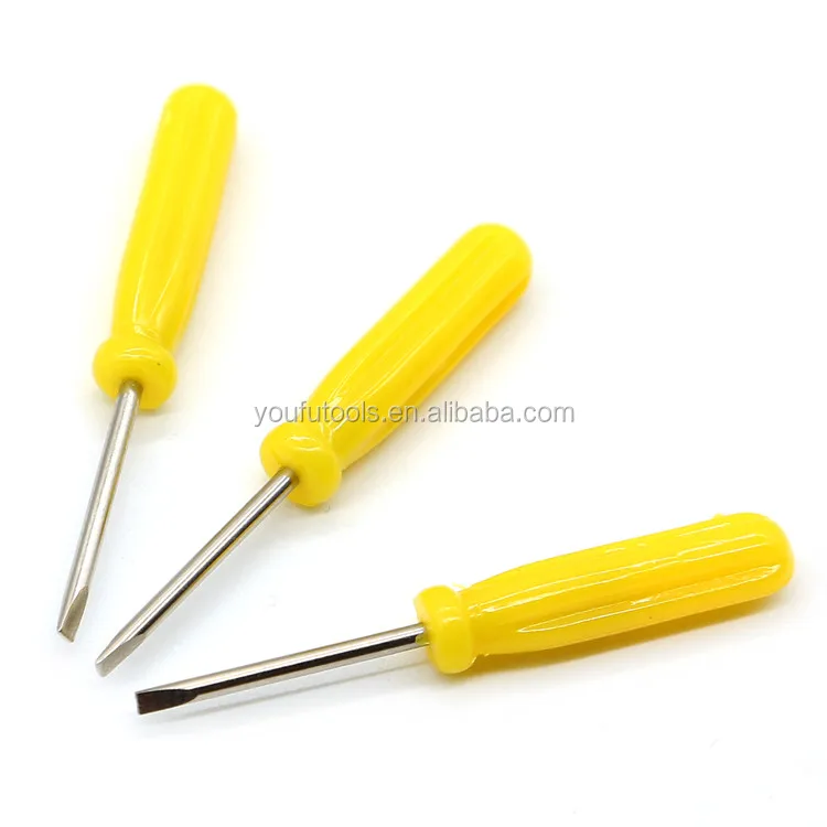 China Cheap Color Plastic Handle Flat Gift Screwdriver Precision 2.0mm ...