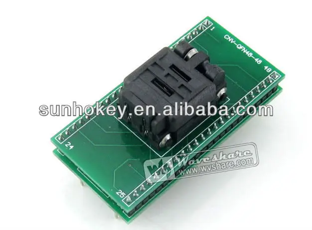 Qfn48 To Dip48 Qfn48 Mlf48 Mlp48 Ic Test Socket Programming Adapter 0 ...