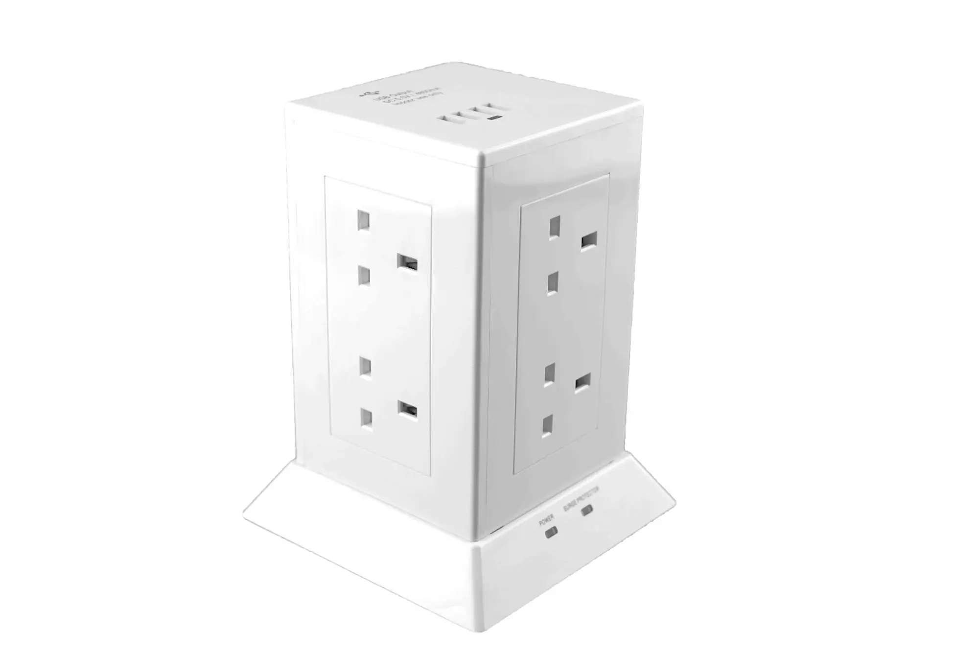 British Tower Socket Malaysia BS Socket with 1.5M Cable & USB with 13A ...