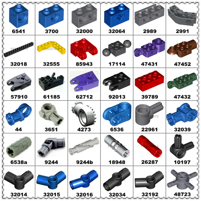 Legoes Mini Technics Blocks Diy Kit Technic Gear Learning Resources Toy ...