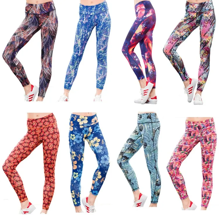 Custom Made Women Spandex Sport Leggings Workout Fitness Compression ...