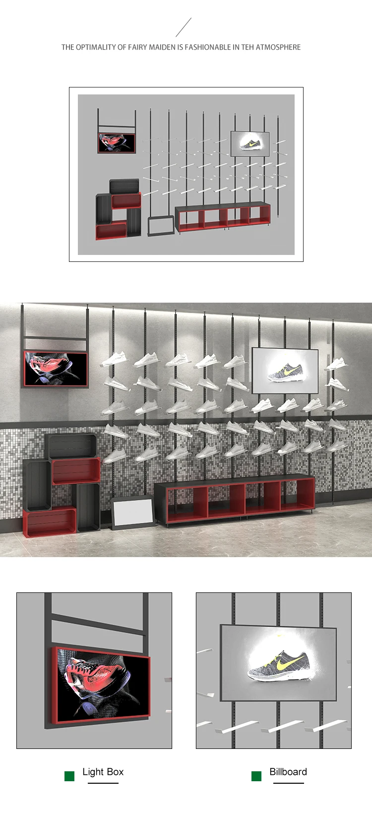 Jordan Shoe Rack/sport Shoe Store Display Rack - Buy Jordan Shoe Rack ...