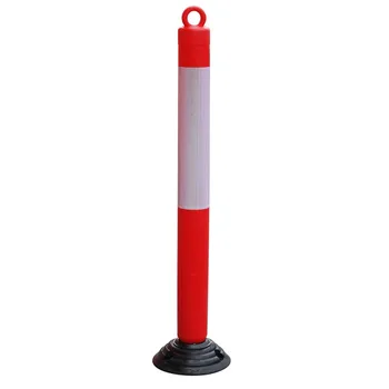 Springback 120cm Red Traffic Delineator Post With Sleeve With Chain ...