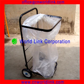 2 Wheels Collapsible Cart Steel Garden Trash Bag - Buy Garden Trash Bag ...