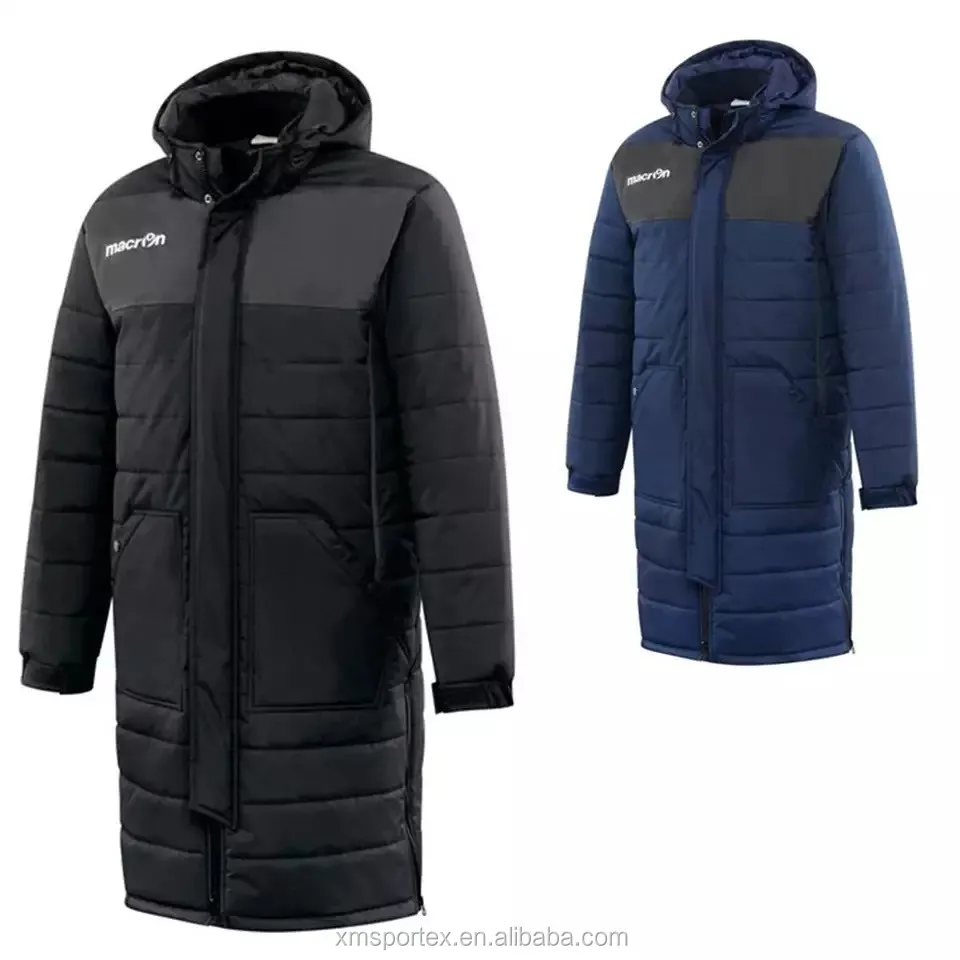 Wholesale Nylon Unisex Winter Soccer Training Jacket Football Parka ...