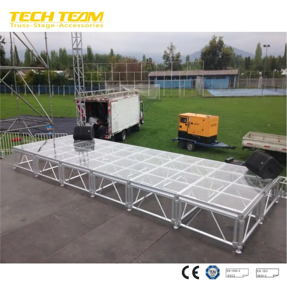 750kg/Sqm Bearing Capacity Stage Platform Wedding Stage Portable Stage ...