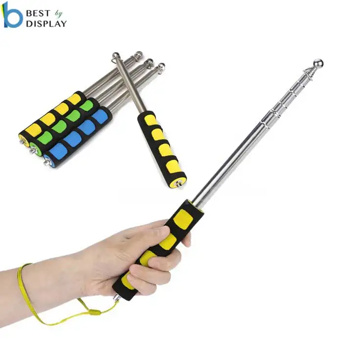 Bestbydisplay Telescopic Tour Guide Pole - Portable & Durable