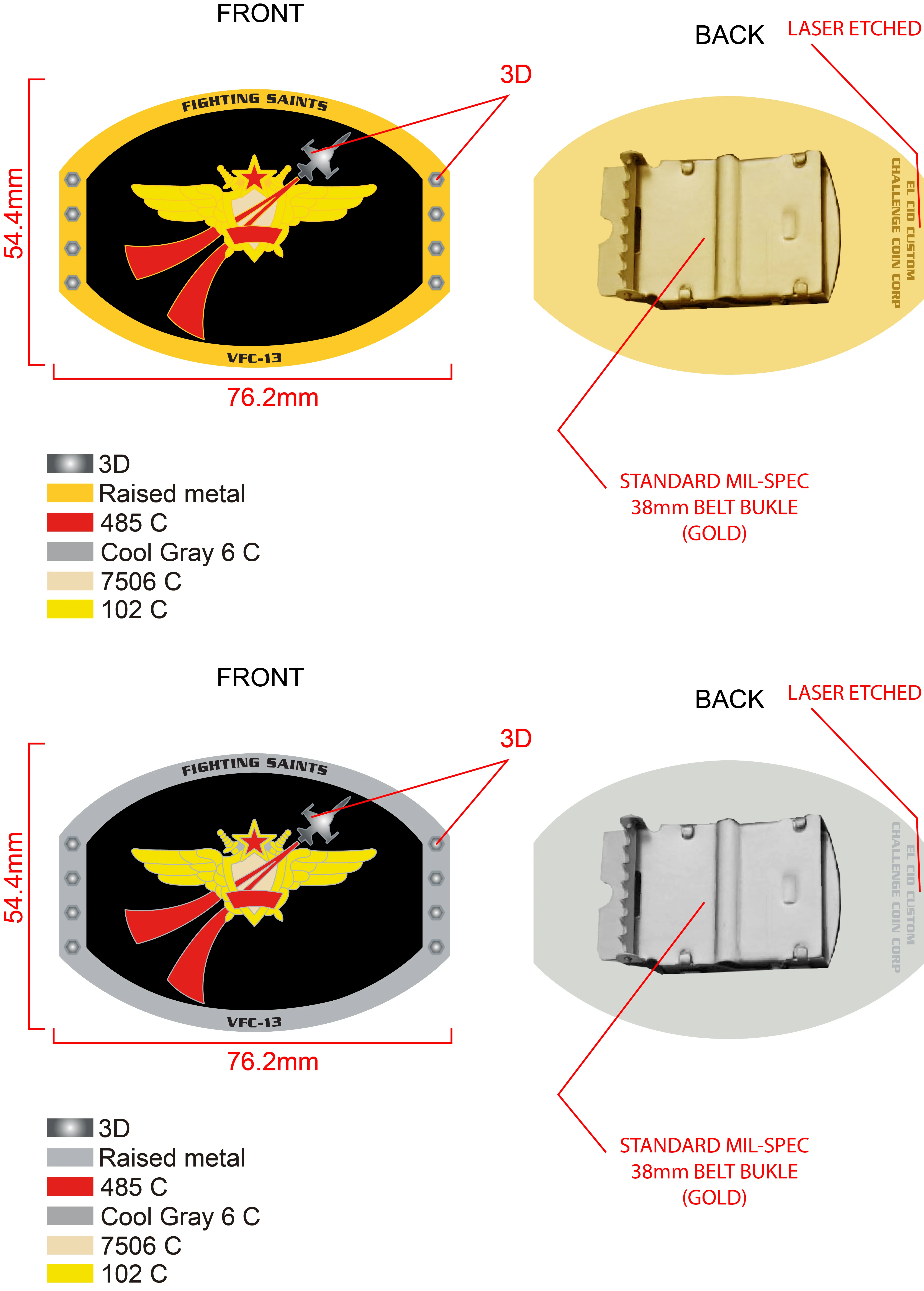Custom Design 3d Logo Metal Men Gold Belt Buckles For Promotional - Buy ...