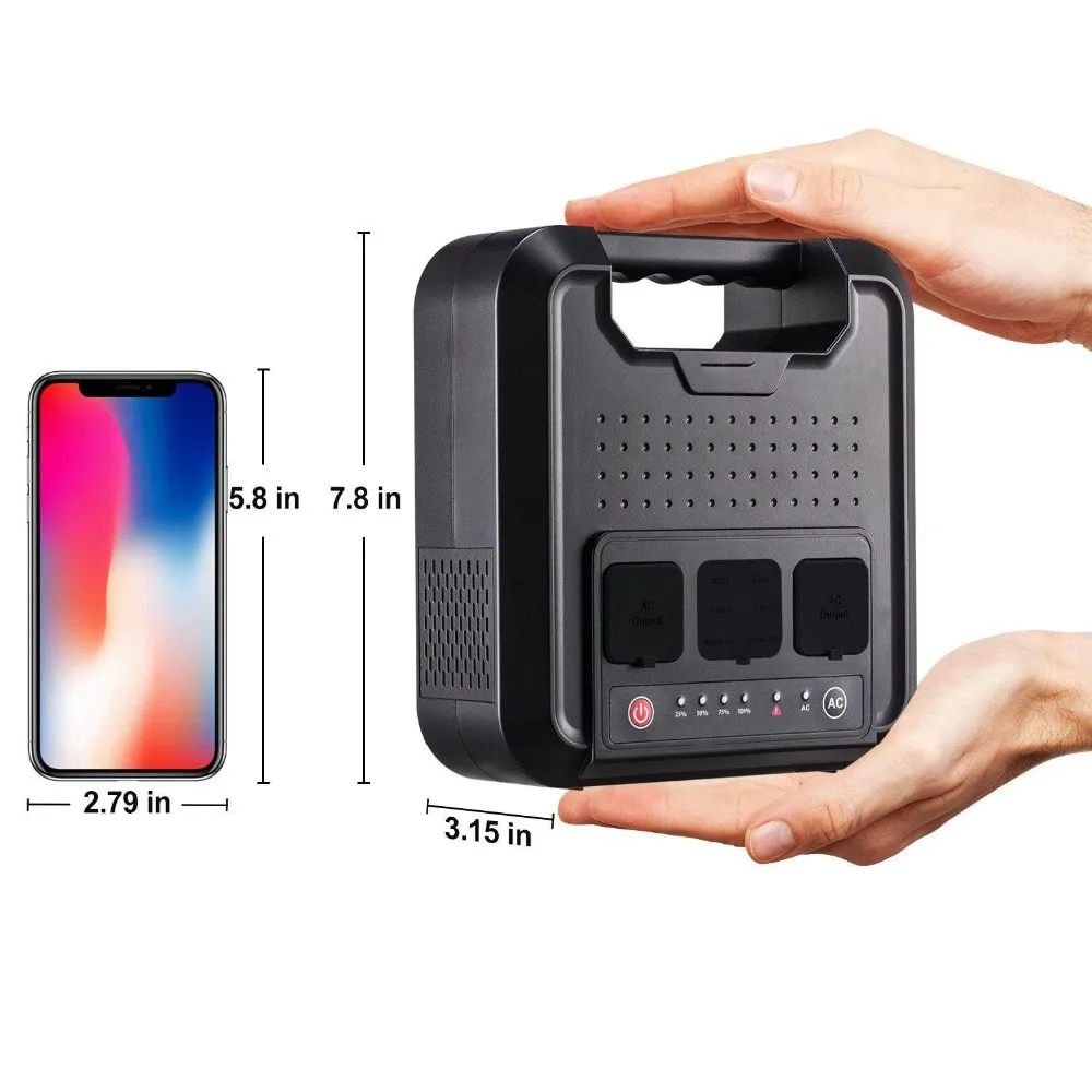 266wh Portable Ups Battery Backup Generator,Rechargeable Power Source ...