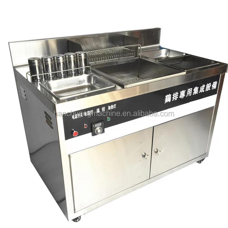 Newest Hot Sale Mobile Fried Chicken Fryer Cart Chips Snack Cart Food ...