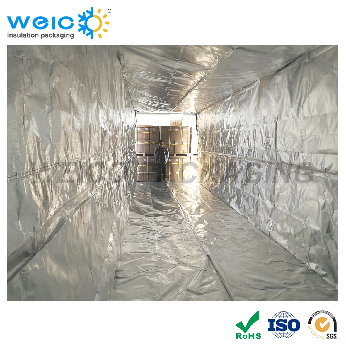 Thermal Insulated Cargo Container Liners for 20ft Containers