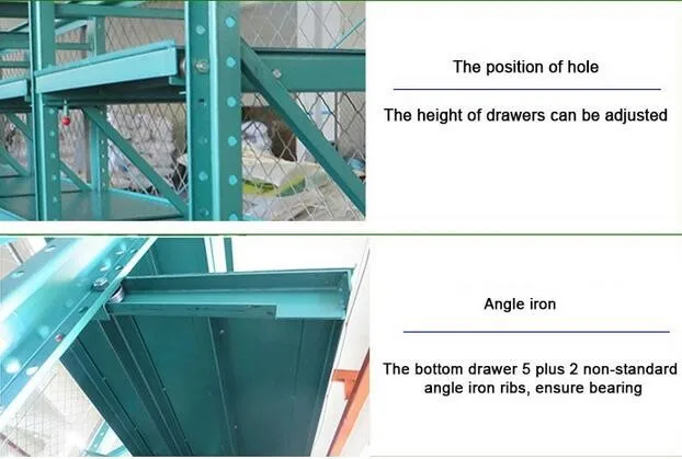 1000kg/drawer Standards Size Customized Storage Drawer Type Mold Rack ...