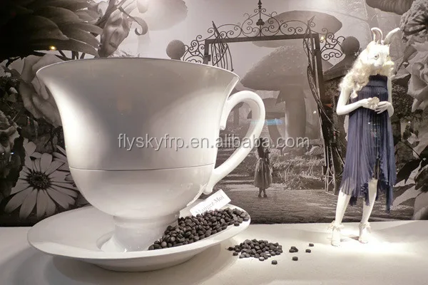 Giant Fiberglass Tea Cup Props For Display - Buy Alice's Teacup For ...