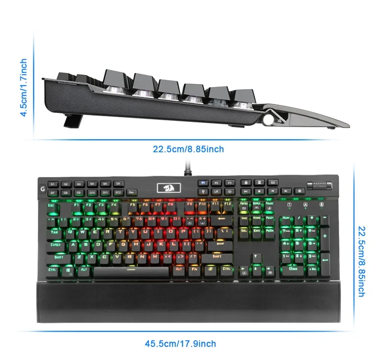 Redragon K550 Yama Rgb Led Backlit Mechanical Gaming Keyboard ...