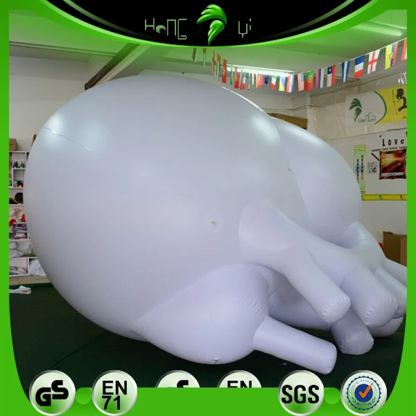 White Inflatable Realistic Human Heart Balloon For Advertising / Pvc ...