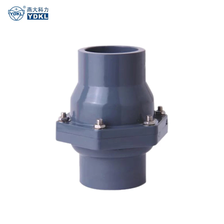High Quality PVC Price Wafer Check One Way Water Valve Plastic