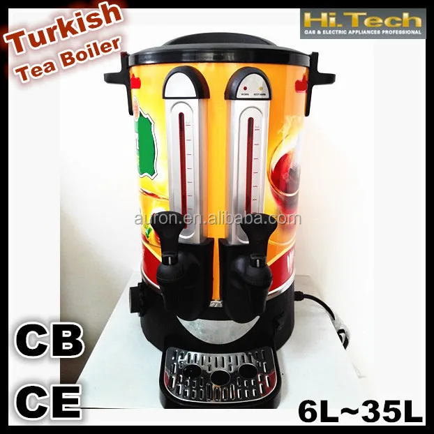 Two Tap Turkish Stainless Steel Tea Urn Tea Maker Tea Boiler Water ...