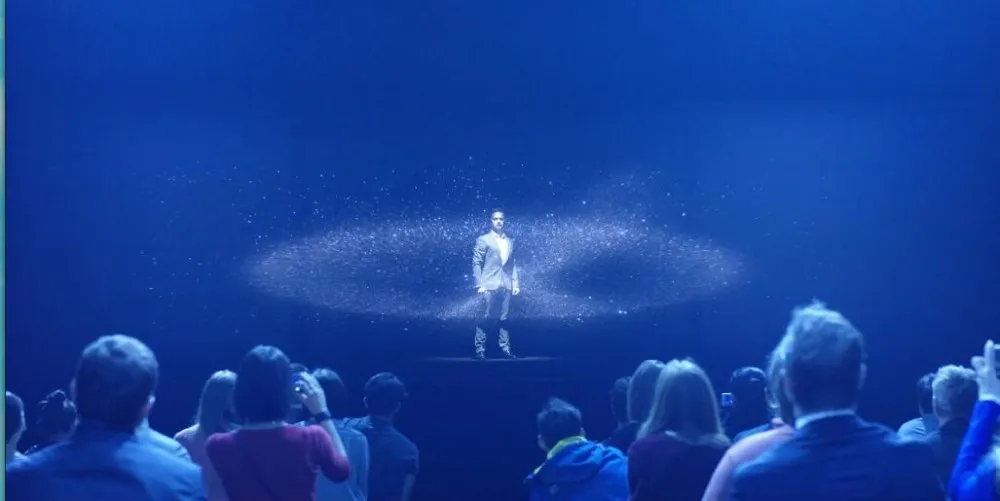 3d Holographic Projection Hologram Projector 3d Hologram Reflection ...