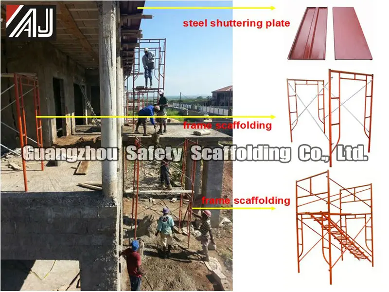 Concrete Slab Formwork Scaffolding System For Floor Concrete Casting ...