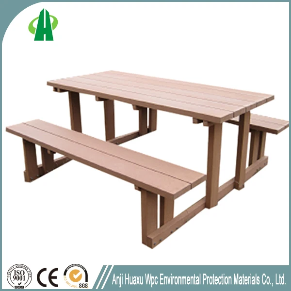 Outdoor Wpc Composite Plastic Wood Public Park Bench - Buy Park Bench ...