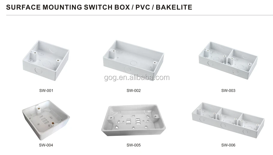 Surface Mounting Switch Box,Pvc And Bakelite Connection Box,Electrical ...