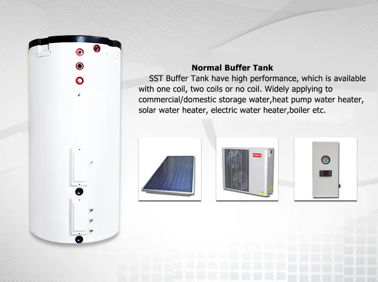 SST Modern Steel Buffer tank Boiler Water tank Home Heat Pump Buffer ...