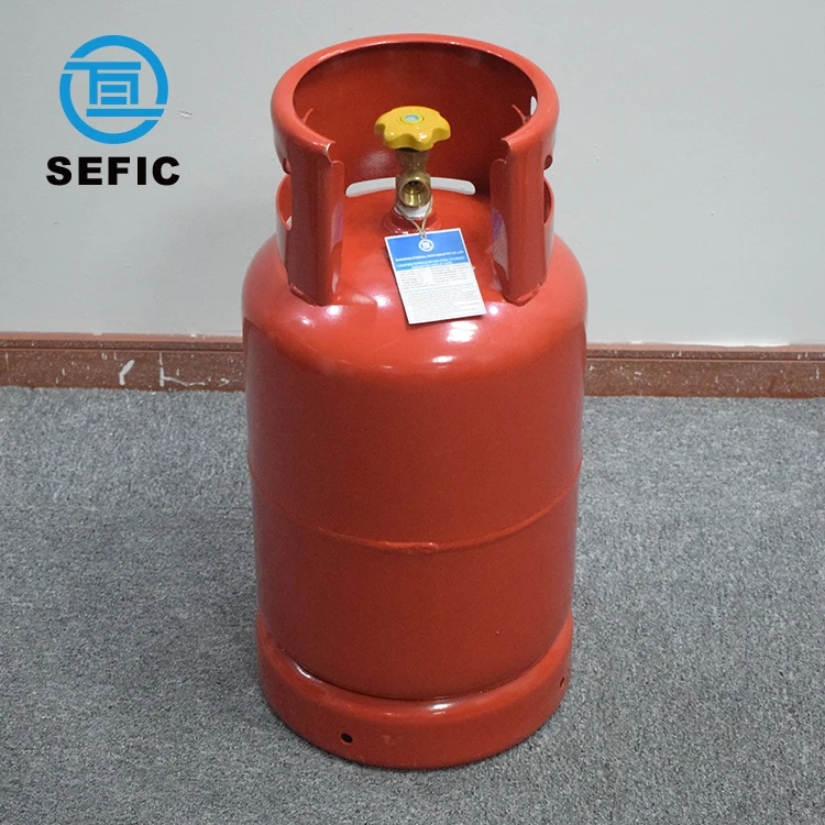 Cilindro de gas incoloro e inodoro 2kg/5Kg/6kg/11kg/12kg/12,5 kg/50kg ...