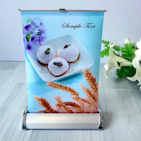 A3&a4 Mini Roll Up Banner Pocket Desktop Roll Screen - Buy A4 Mini ...