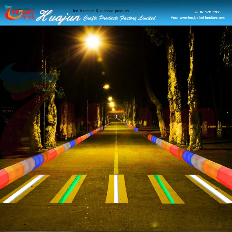 Wholesale Led Light Plastic Curb Stone Road Side Pavement,Led Pavement ...