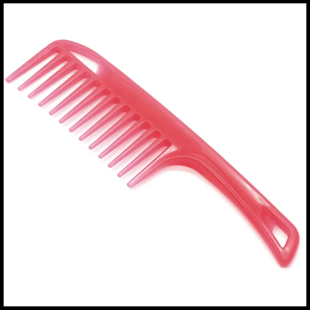 Stainless Steel Rat Tail Metal Handle Weaving Hair Comb Barbershop ...