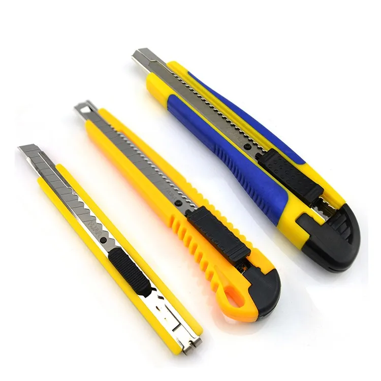 Retractable box cutter Carton Cutter safety cutter knife| Alibaba.com