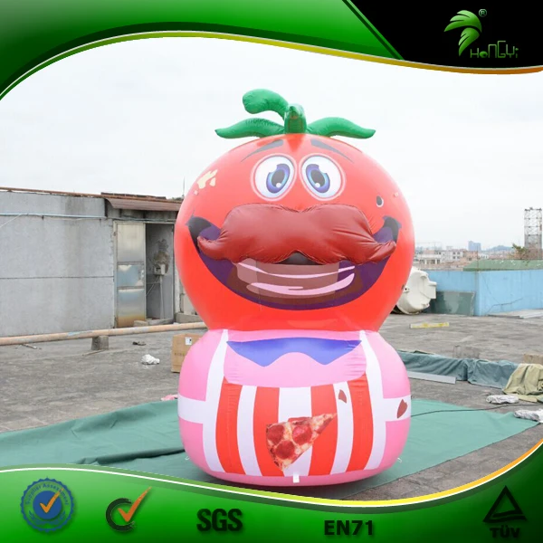 Inflatable Tomato Model Inflatable 3d Cartoon Mascot Oxford Cloth Human ...