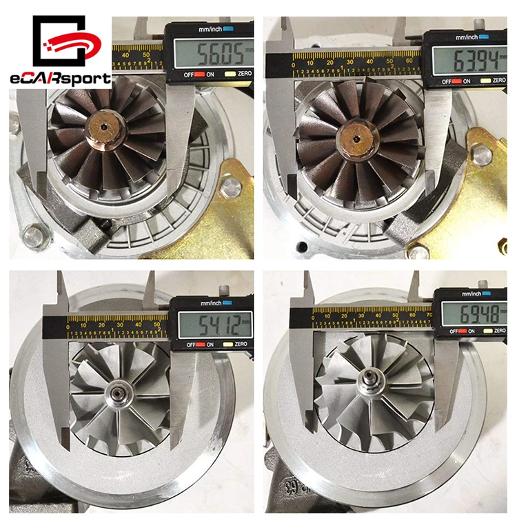 Universal Supercharger T3 T4 Turbocharger T04E 2.5" V Band