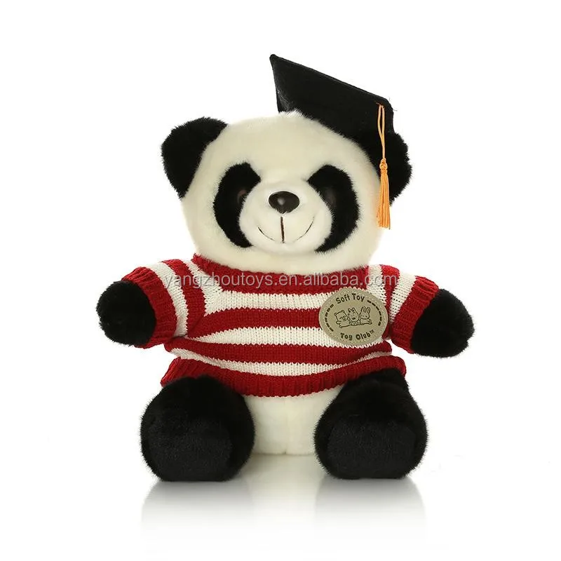 Hot Sale Graduation Panda Plush Toy Doctor Panda Stuff Toy - Buy ...