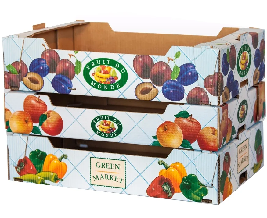 5 Ply Corrugated Fruits Vegetable Carrier Shipping Carton Box Caixa ...