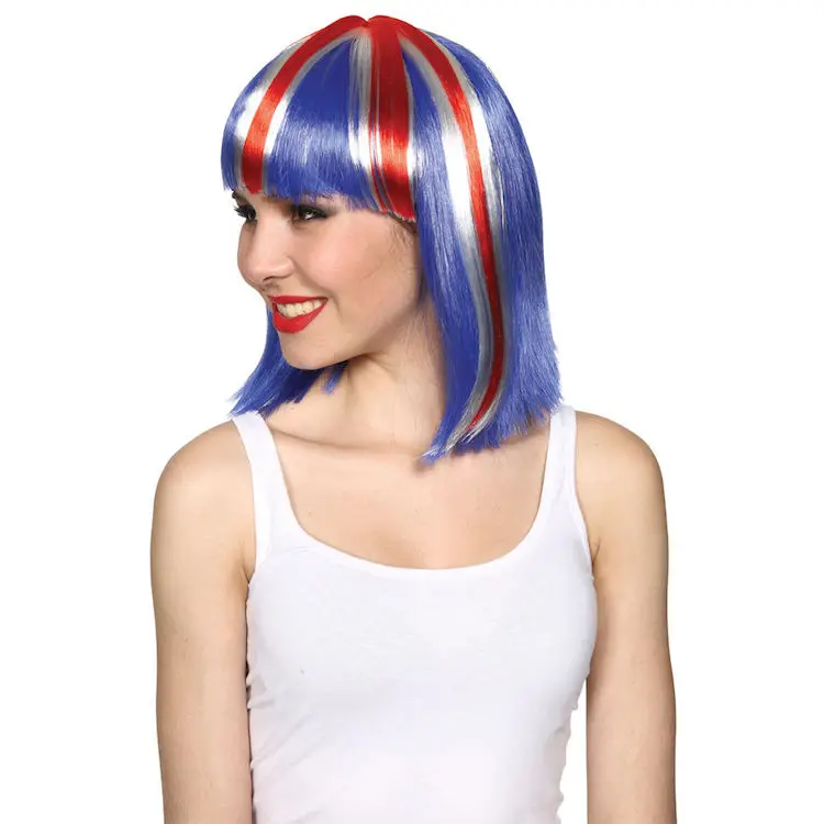 England Team Football Fans Wig 2018 Word Cup Hot Sales Wig - Buy ...