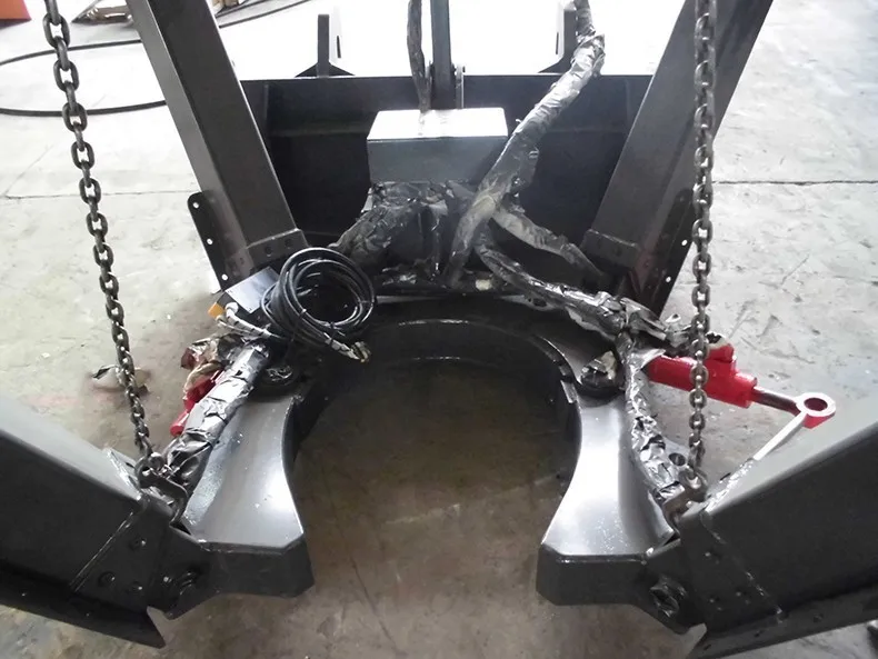 Construction Machine Excavator Tree Spade Removing 600mm Root Ball ...