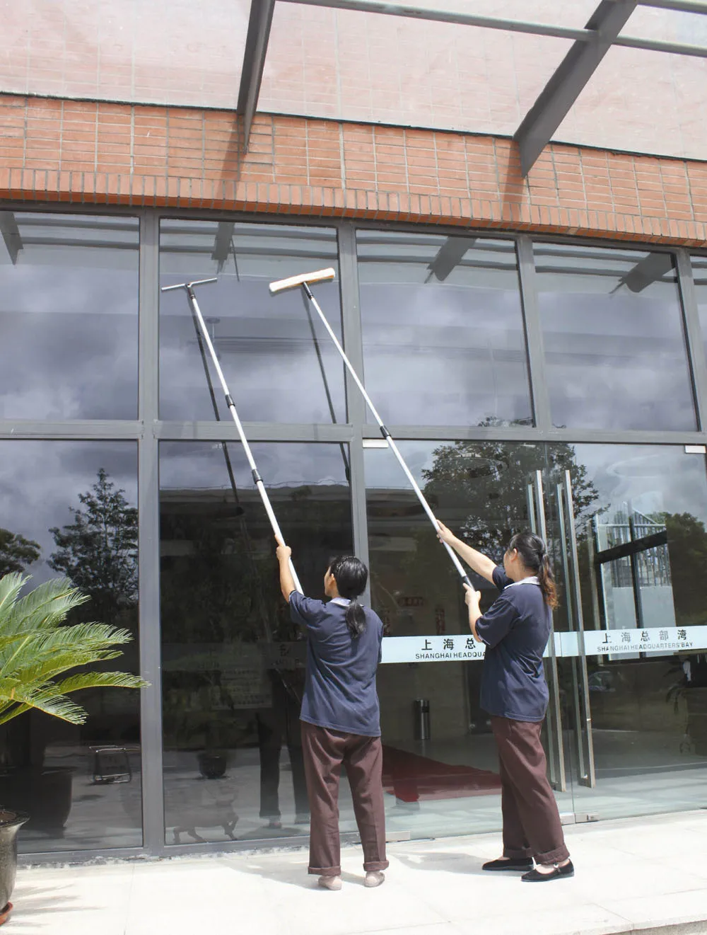 Customized Heavy Duty Aluminum Extension Handle Telescopic Pole ...