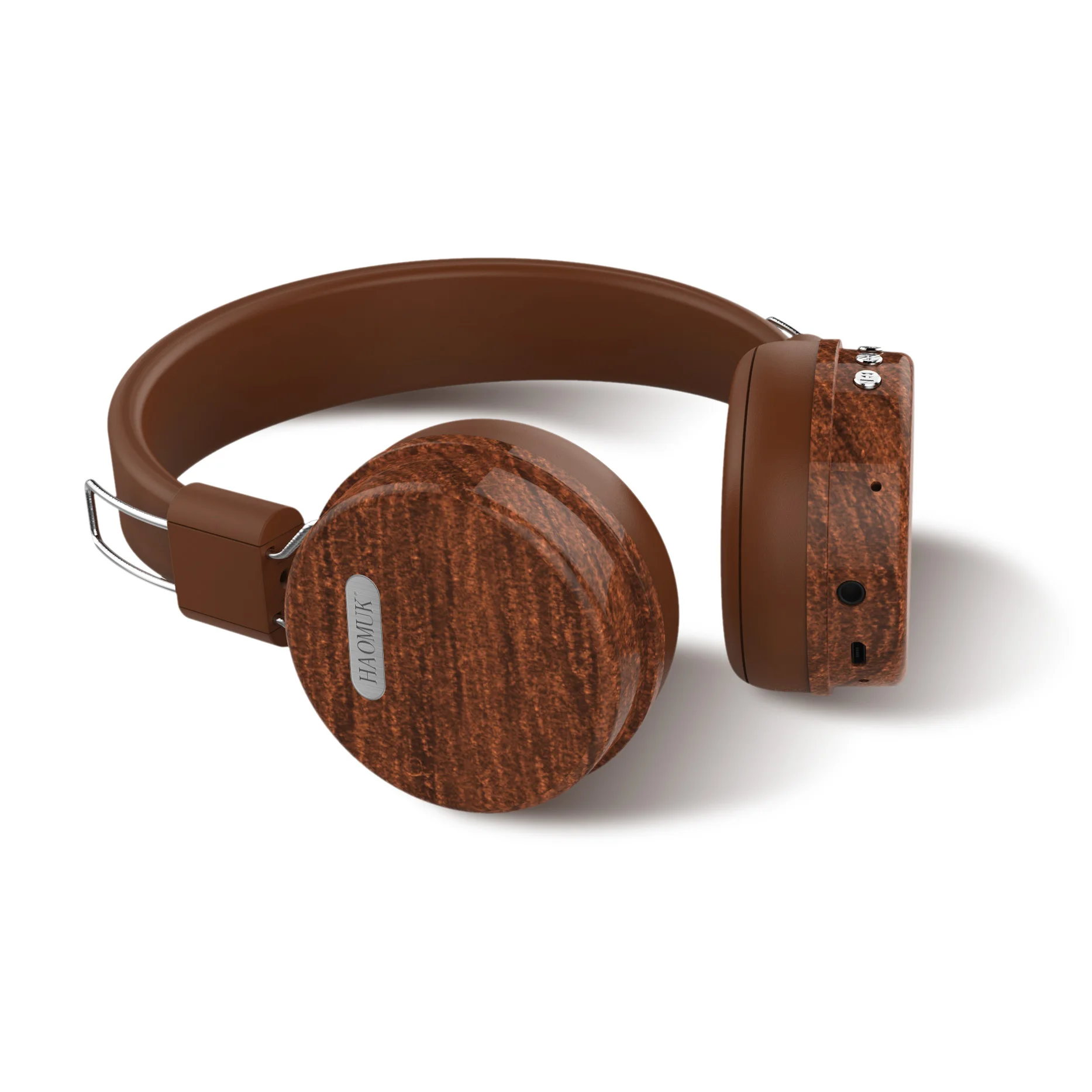 Low Price Gold Metal Wood Headphones Gift Bluetooth On Ear Fashionable ...