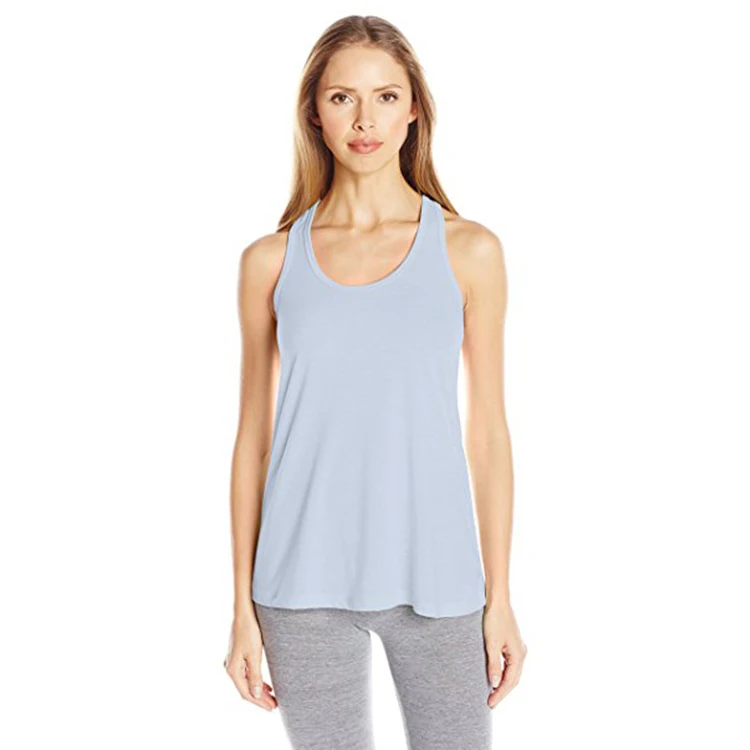 Wholesale Racerback 100% Cotton Custom Design Stringer Tank Top Women ...
