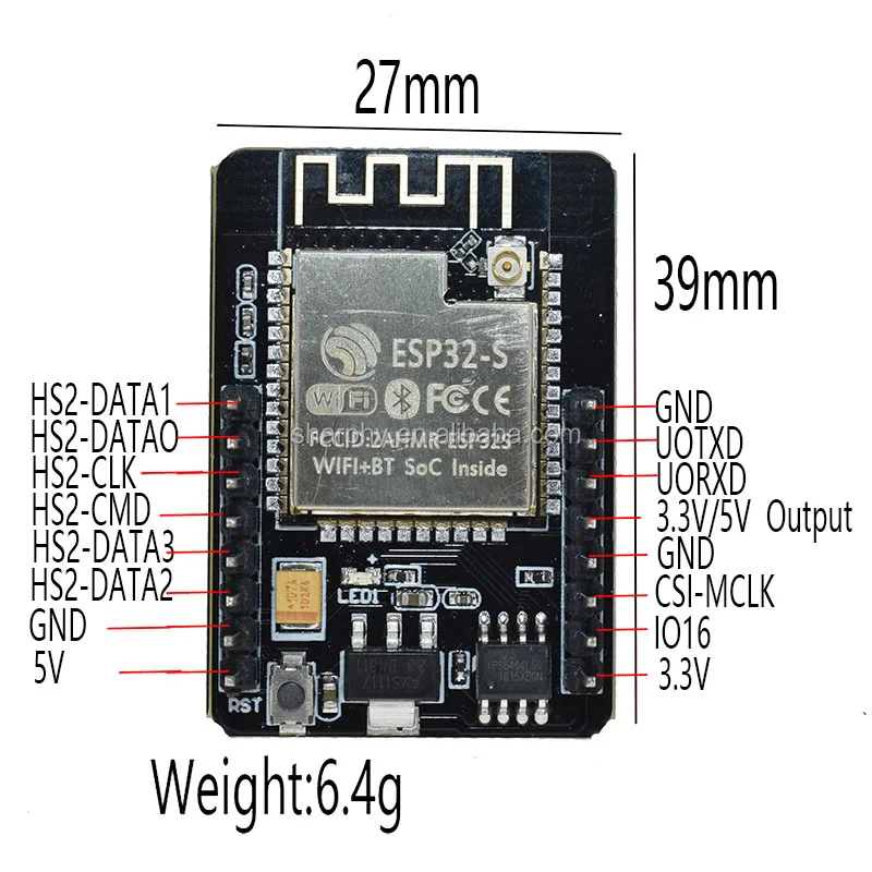 Wifi Module Esp32 Serial Port To Wifi/ Camera /esp32-cam Development ...
