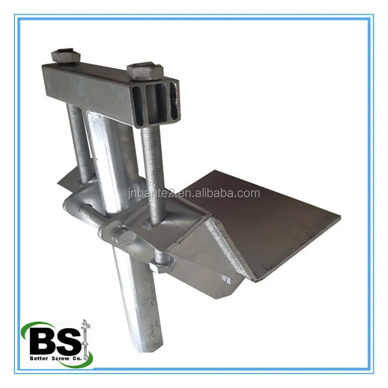 Screw Pile Underpinning/helical Pile Bracket/spiral Pier Bracket - Buy ...